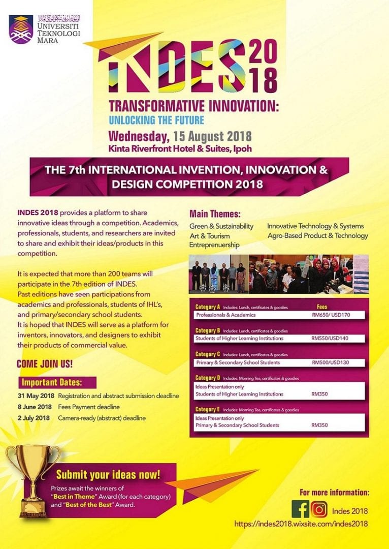 [Malaysia] Universiti Teknologi MARA Perak – 7th International ...