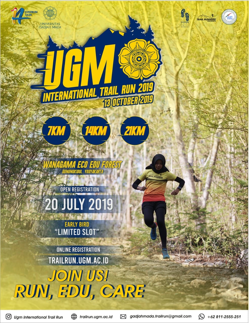 [Event] UGM International Trail Run 2019 at Wanagama Forest – Office of International Affairs