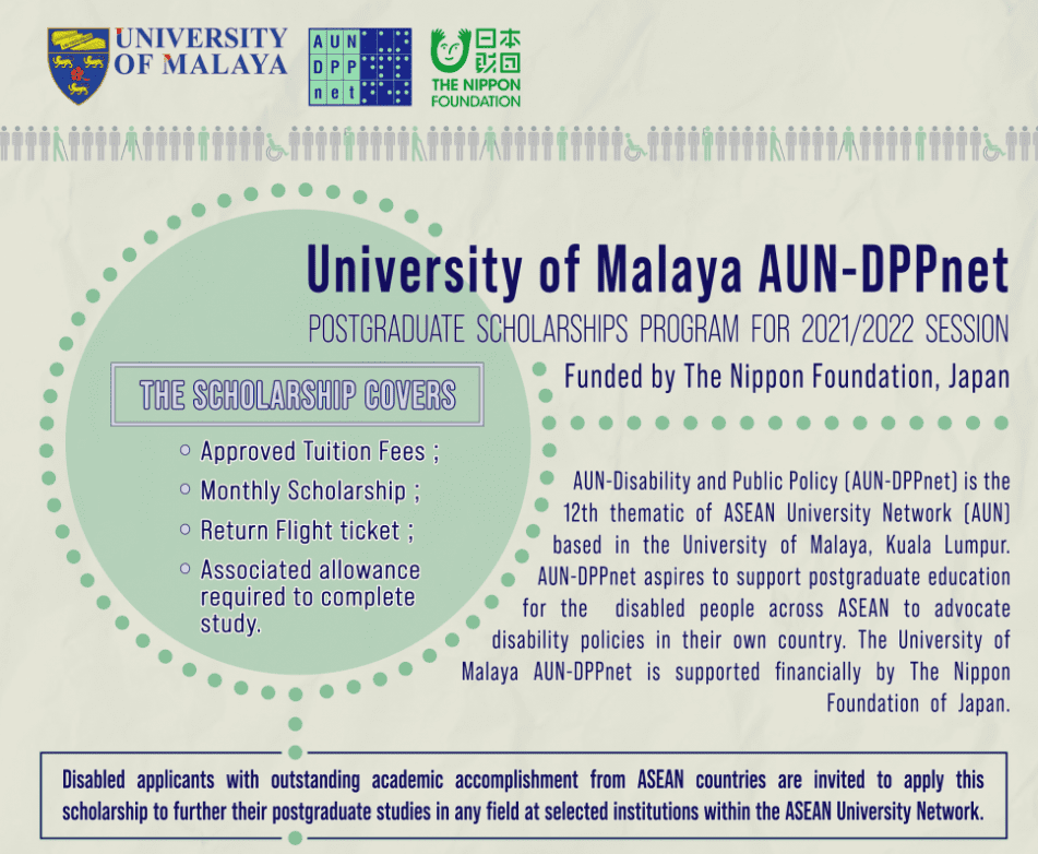 [AUN] ASEAN University Network-Disability and Public Policy (AUN-DPPnet) 2021 – Office of ...