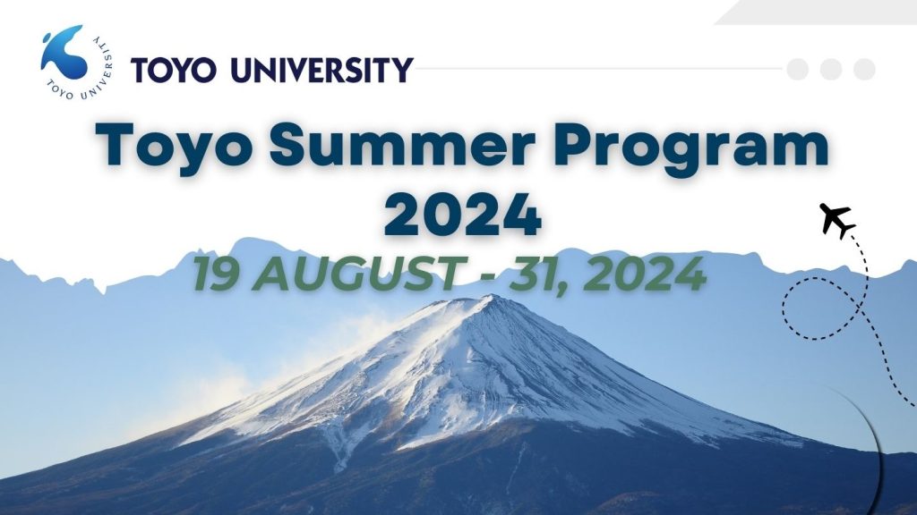 [Japan] Join the Toyo University Summer Program 2024!! – Office of ...