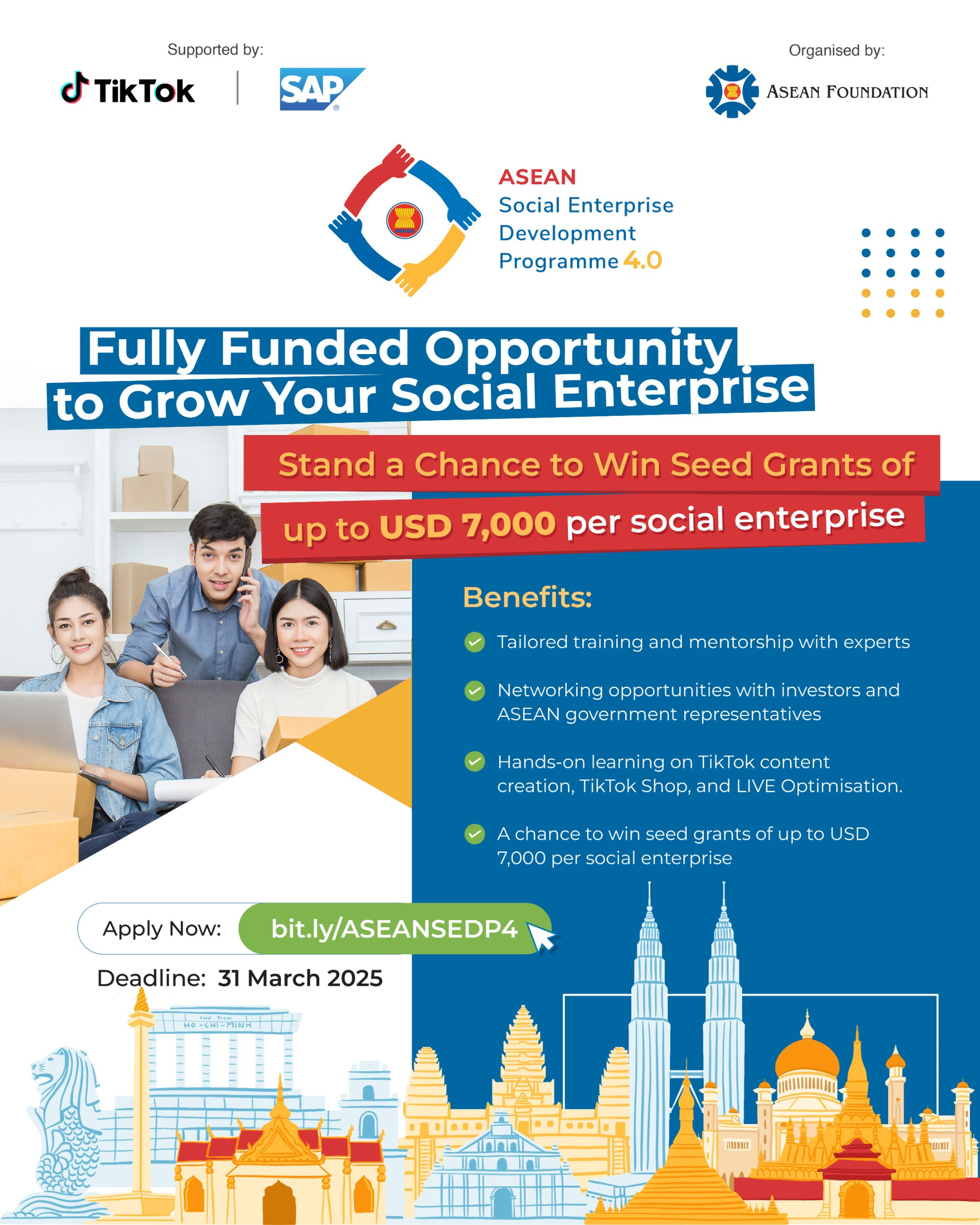 The ASEAN Social Enterprise Development Programme – Fully-Funded Accelerator Programme – Office ...